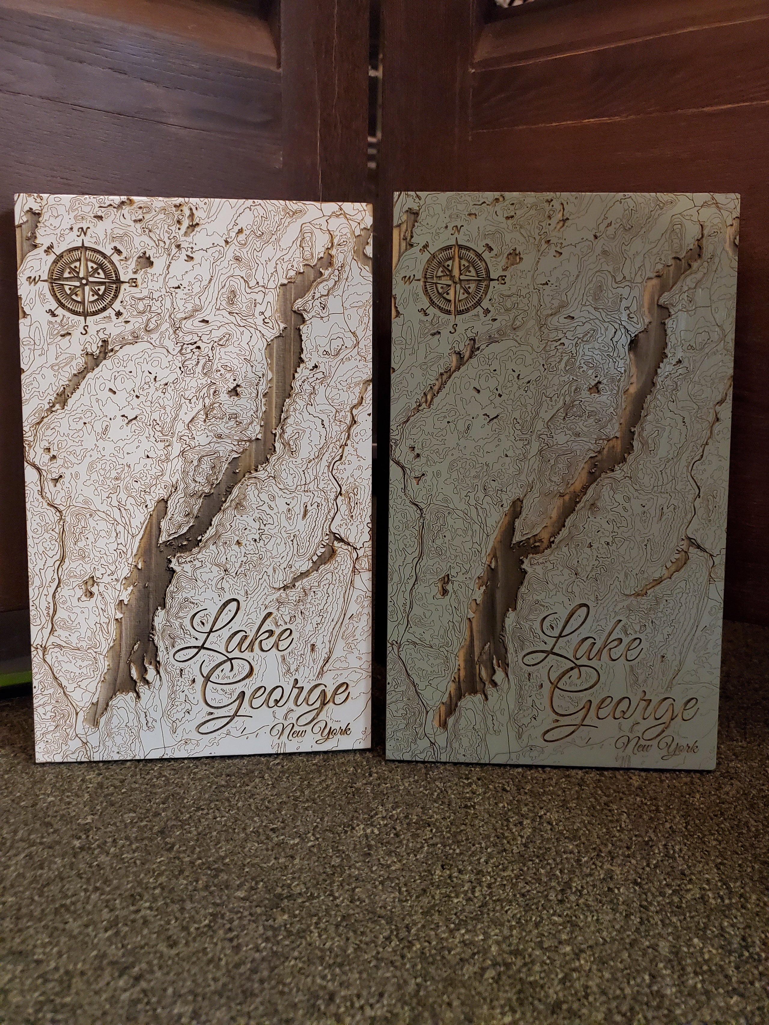 Mini Lake Wood Map | Fox and Fern - Adirondack Mercantile